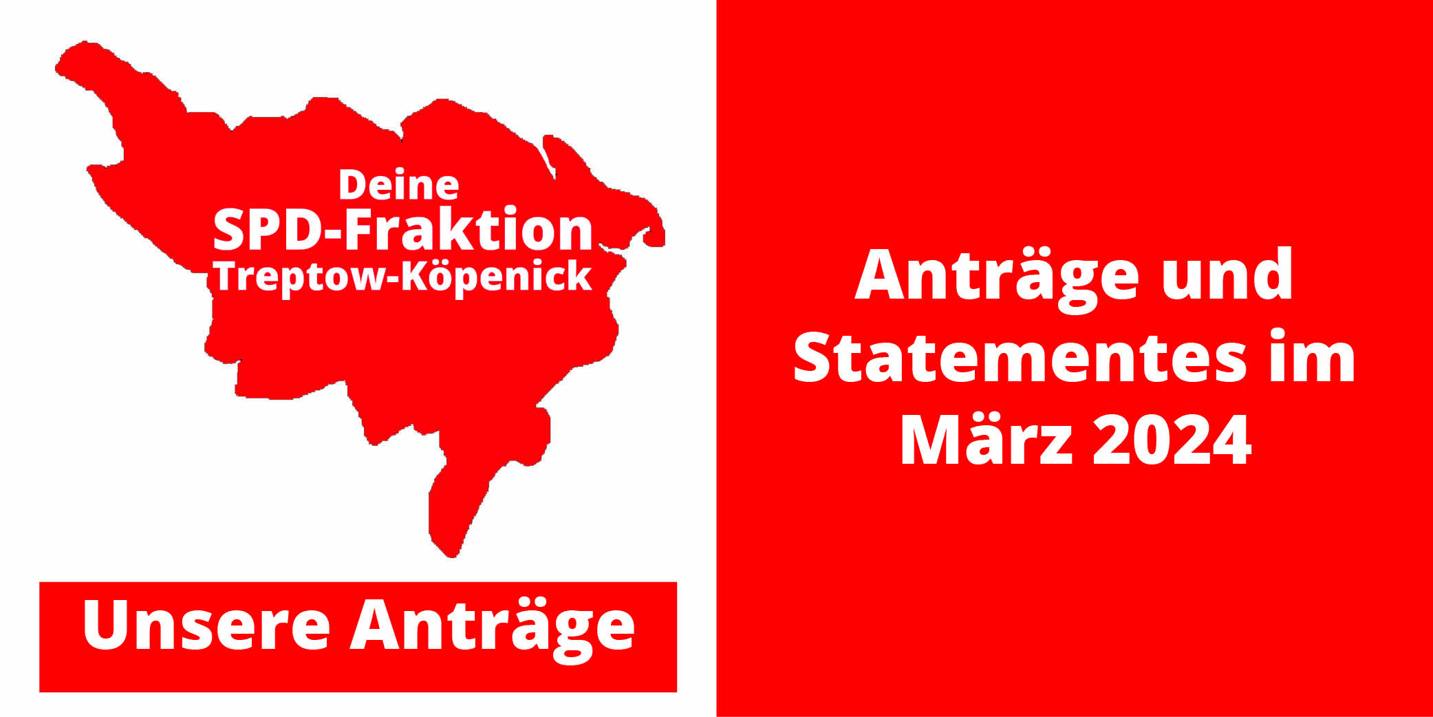 Unsere Anträge im März 2024 - SPD-Fraktion